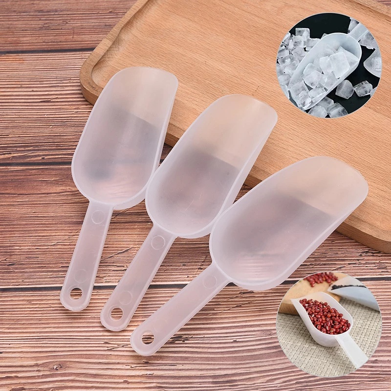 1PC Mini Clear Ice Scoop Measuring Scoops For Weddings Candy Dessert ...