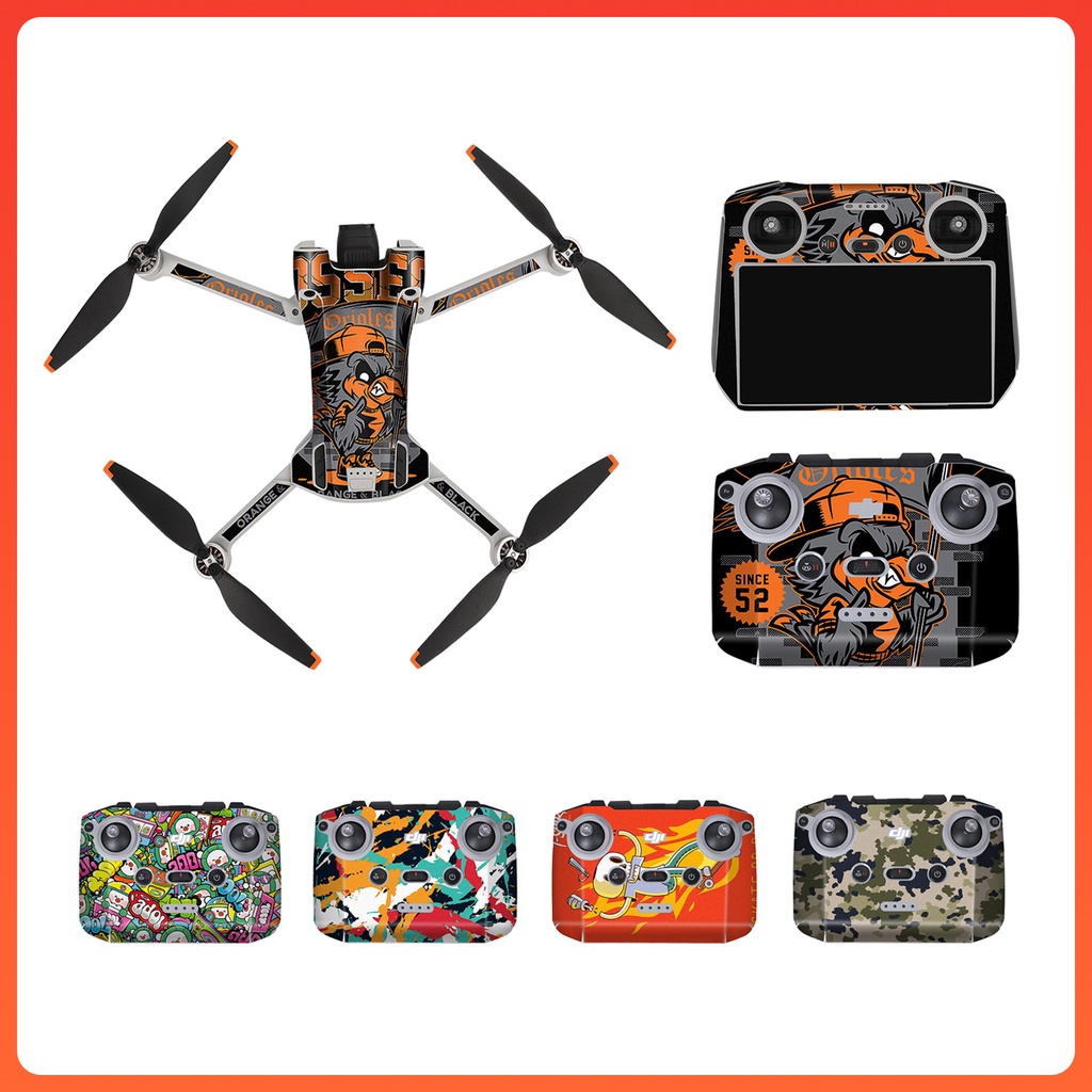 Sticker Skin DJI MINI 3 Pro Stickers Protector Waterproof PVC Stickers ...