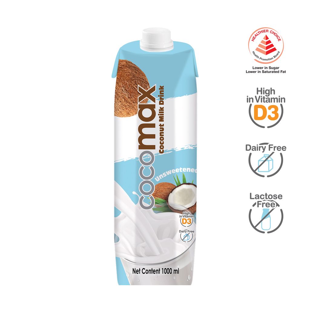 COCOMAX Coconut Milk Unsweetened 1L | Shopee Singapore