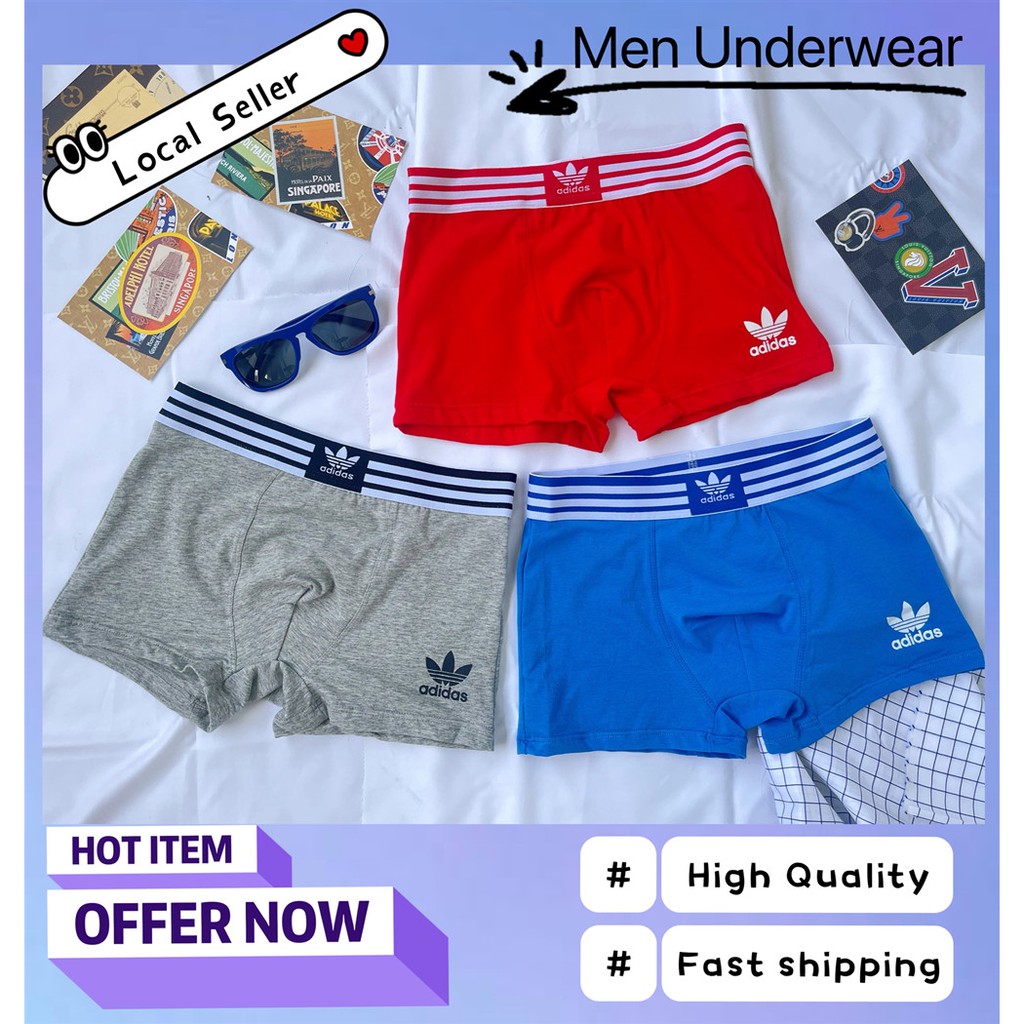 [Ready Stock] Branded Men Underwear Boxer Briefs 1pcs | Shopee Singapore