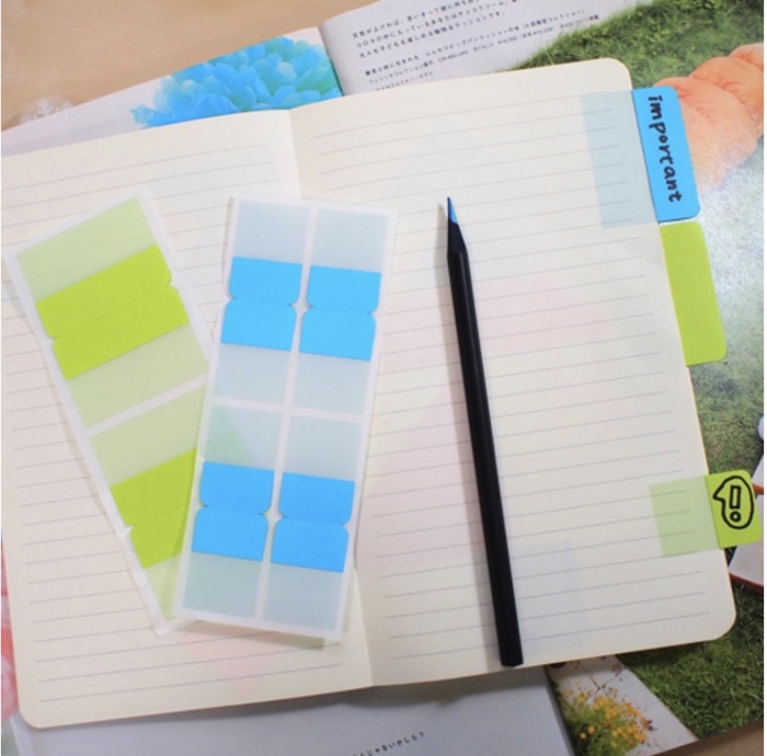 Stick 'N N Times Stickers Double-Sided Classification Index Labels Re ...