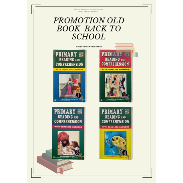 Primary Reading & Comprehension With Complete Answers - Book 1,2,3 & 4 ...