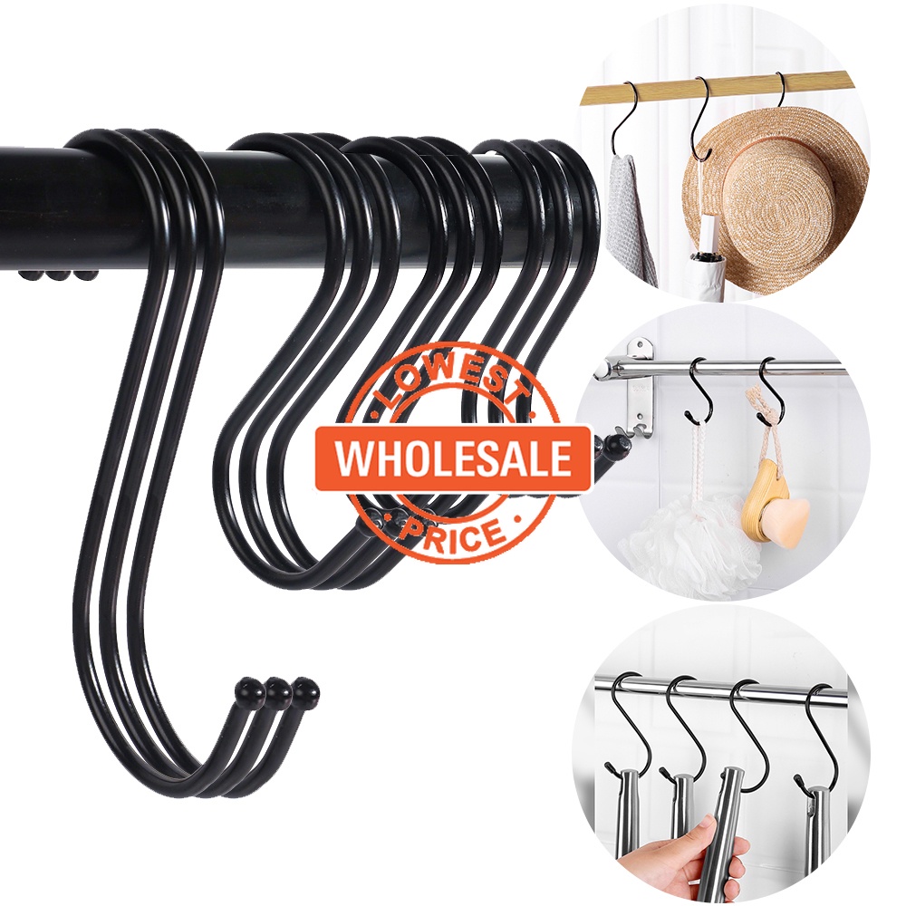 [Wholesale Price]Multifunction Stainless Steel Black S Shaped Hooks ...