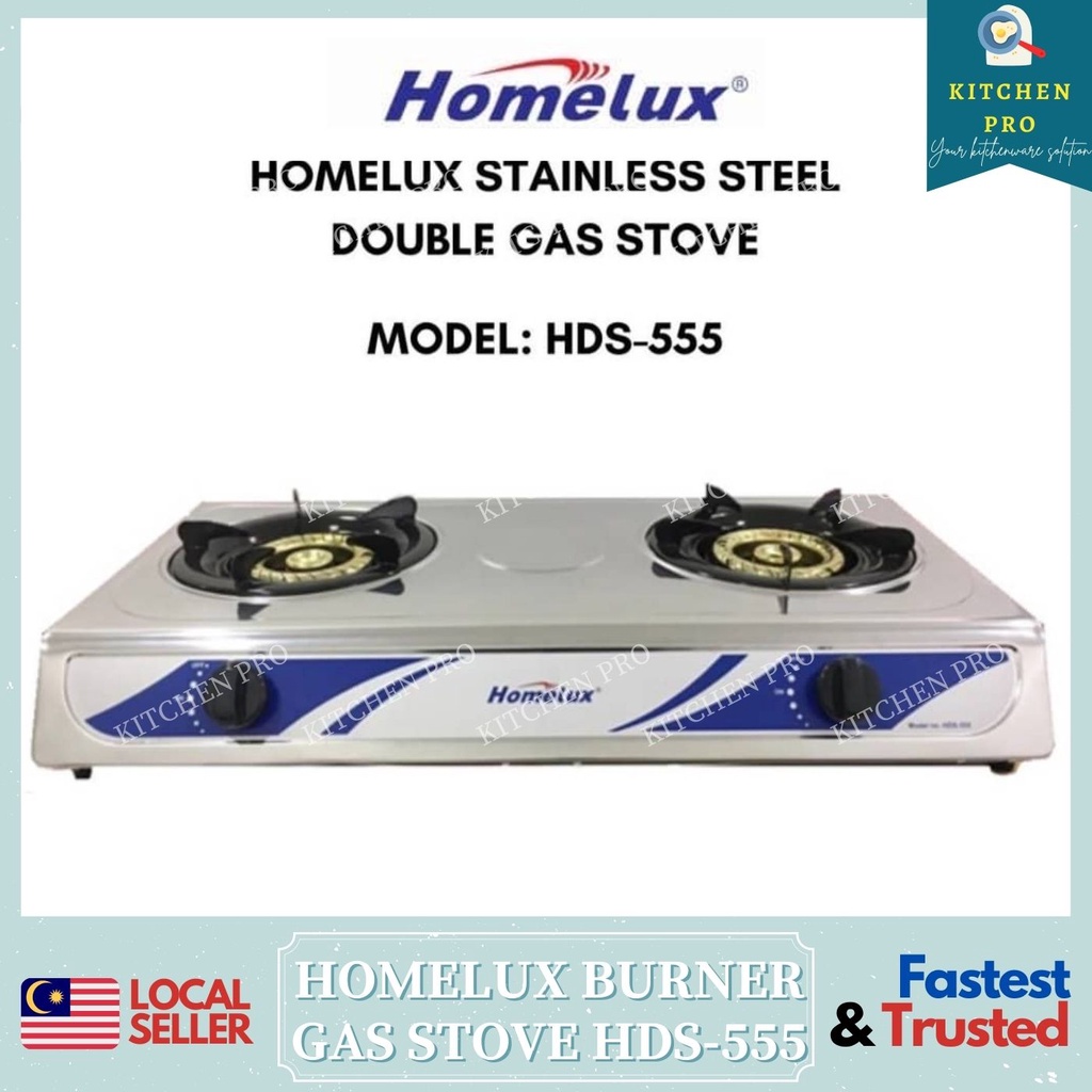 [Shop Malaysia] 𝐊𝐈𝐓𝐂𝐇𝐄𝐍 𝐏𝐑𝐎 | HOMELUX HDS-555 Stainless Steel Double ...