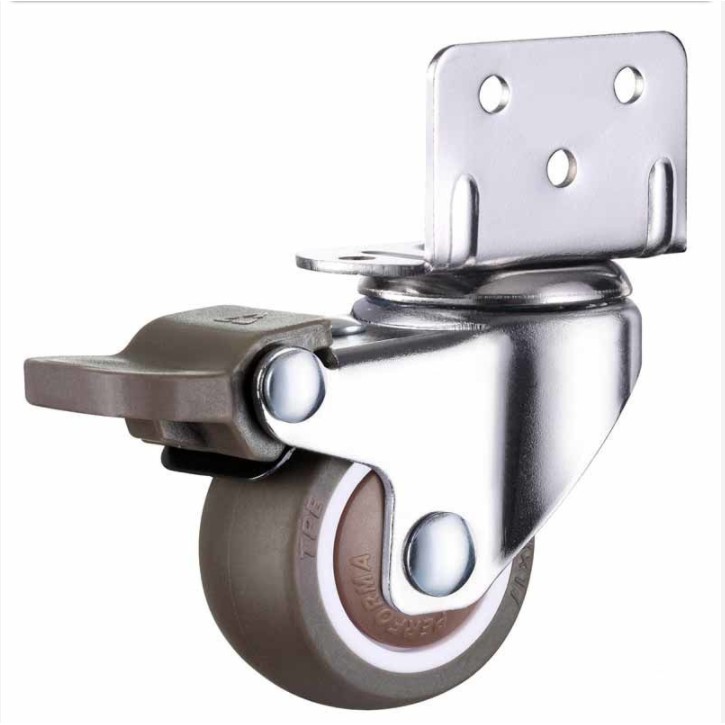 Crib Universal Wheel Furniture Rubber Wheel Splint Wheel L-Shaped ...