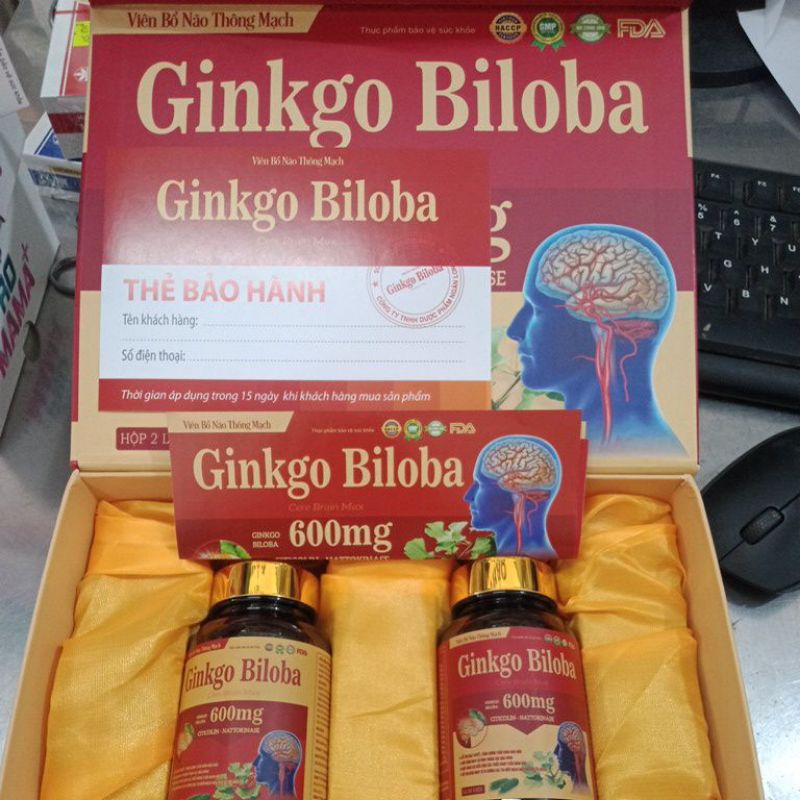Ginko Biloba Brain Tonic Tablets (60Vien) | Shopee Singapore