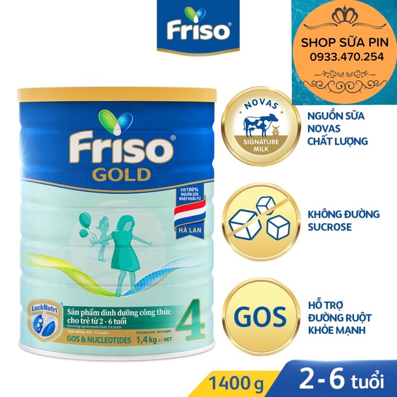 Friso Gold Powdered Milk No. 4 1400g | Shopee Singapore