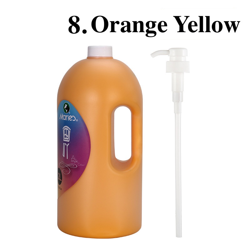 Maries 2L Studio Acrylic Paint 21 Colours Acrylic Colors for Artist ...