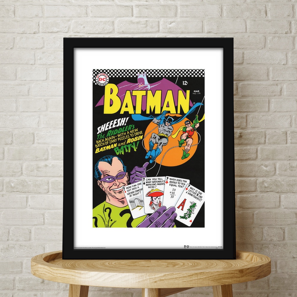 Batman The Riddler Comics cover Superheroes DC Artprint wall Decor ...