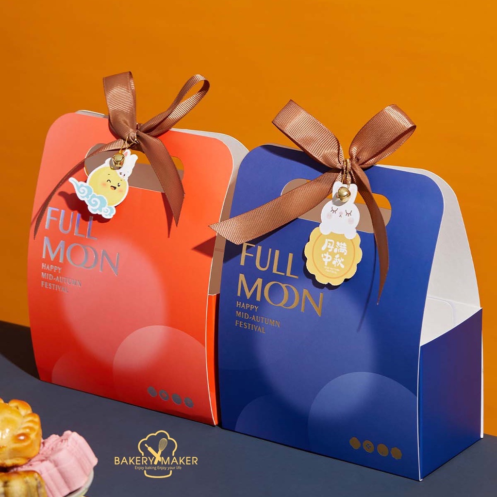 Mooncake Box Full Moon 2 Colors / | Shopee Singapore