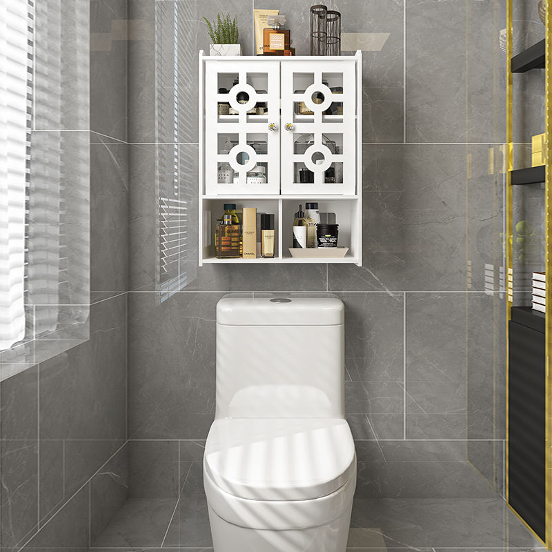 Simple bathroom mirror cabinet hanging cabinet wall hanging storage ...