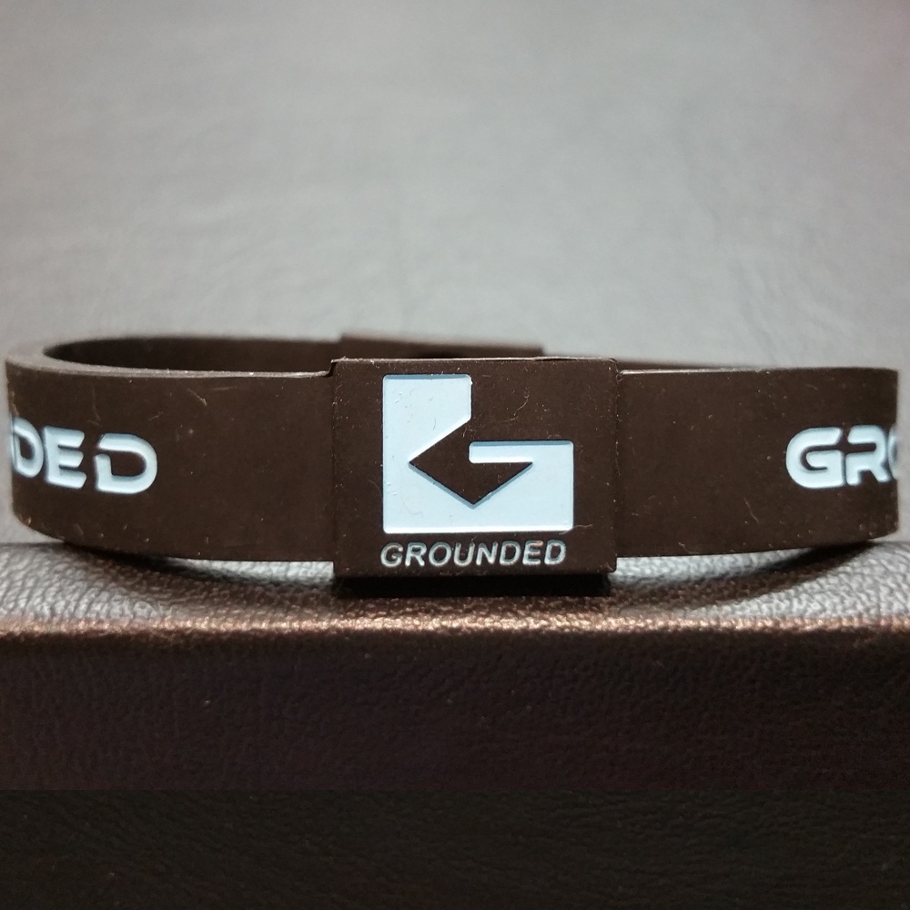 Grounded Energetic Wristband (Black/Light Blue) | Shopee Singapore