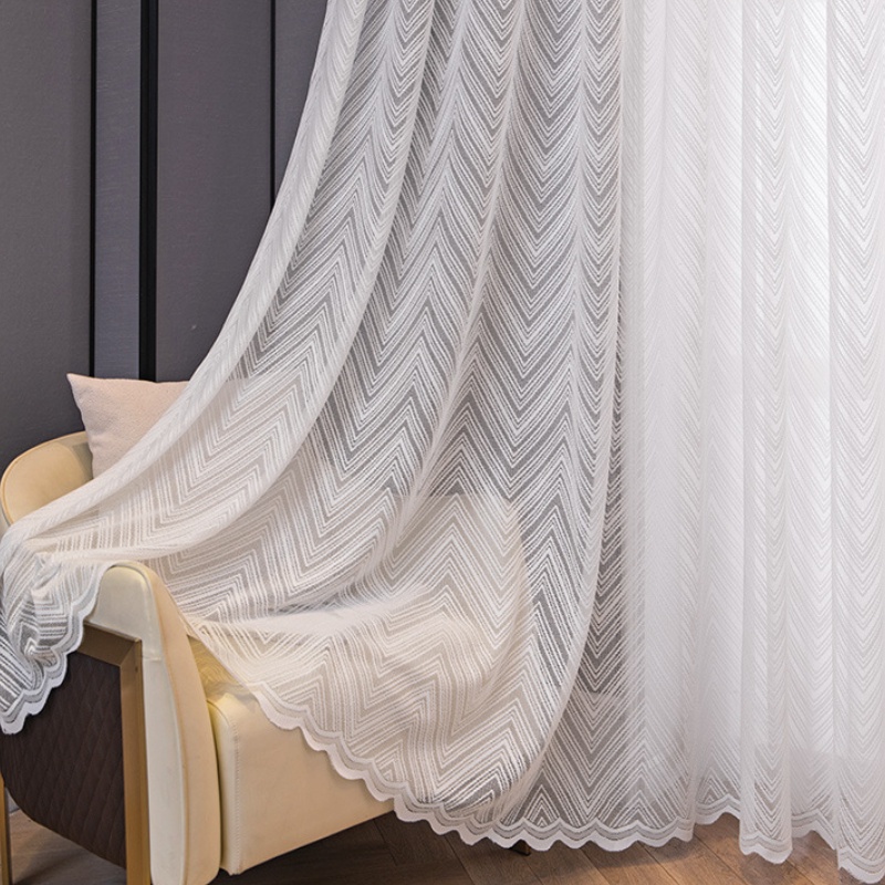 Nordic Curtains for Living Dining Room Bedroom Luxury Custom Wave ...