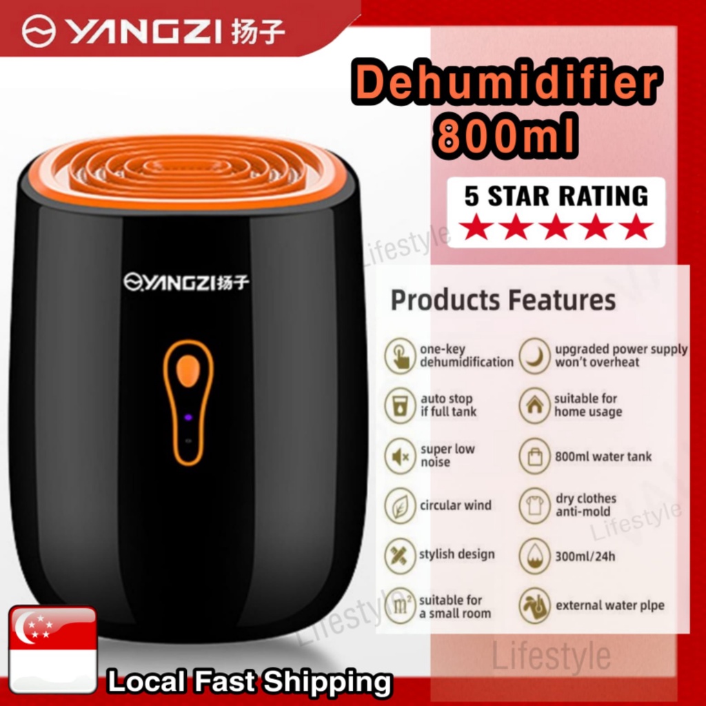 🔥🔥🔥 [SG SELLER]100% Original NEW Yangzi Dehumidifier with 800ml Water ...