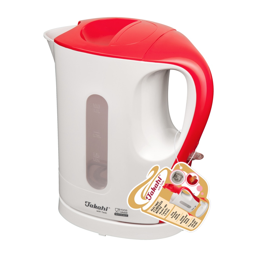 TAKAHI Electric Cordless Kettle | Shopee Singapore