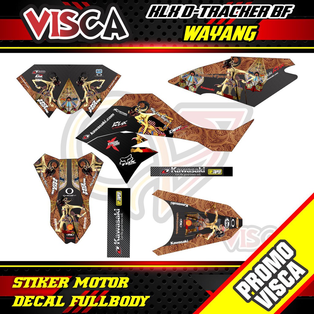 Decal Klx Dtracker 150 Full Body Decal Dtracker 150 Supermoto Full Body ...