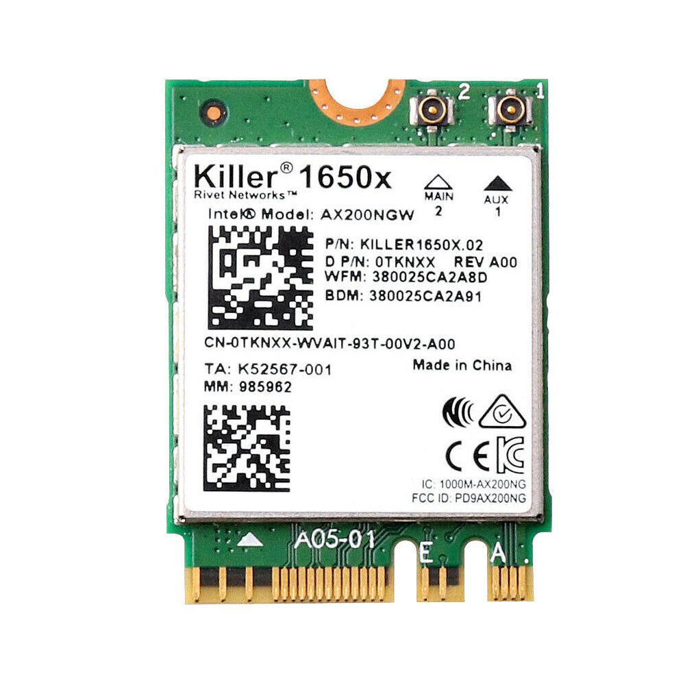Killer Wi-Fi 6 AX1650x Dual Band AX200 M.2 2230 Bluetooth 5.1 WiFi Card | Shopee Singapore