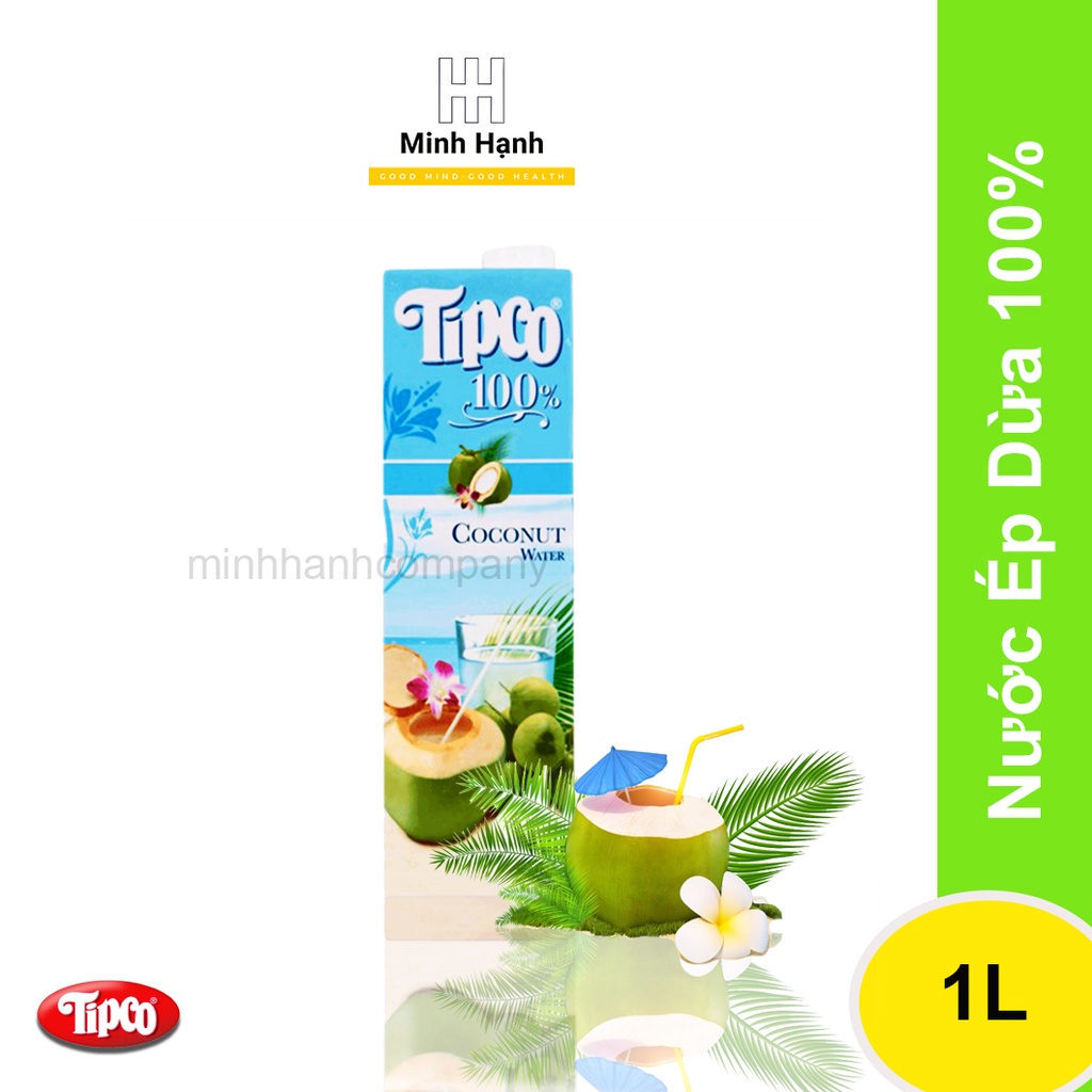 Tipco 100% Thai Coconut Water Box 1L - Coconut Water - Minh Hanh ...