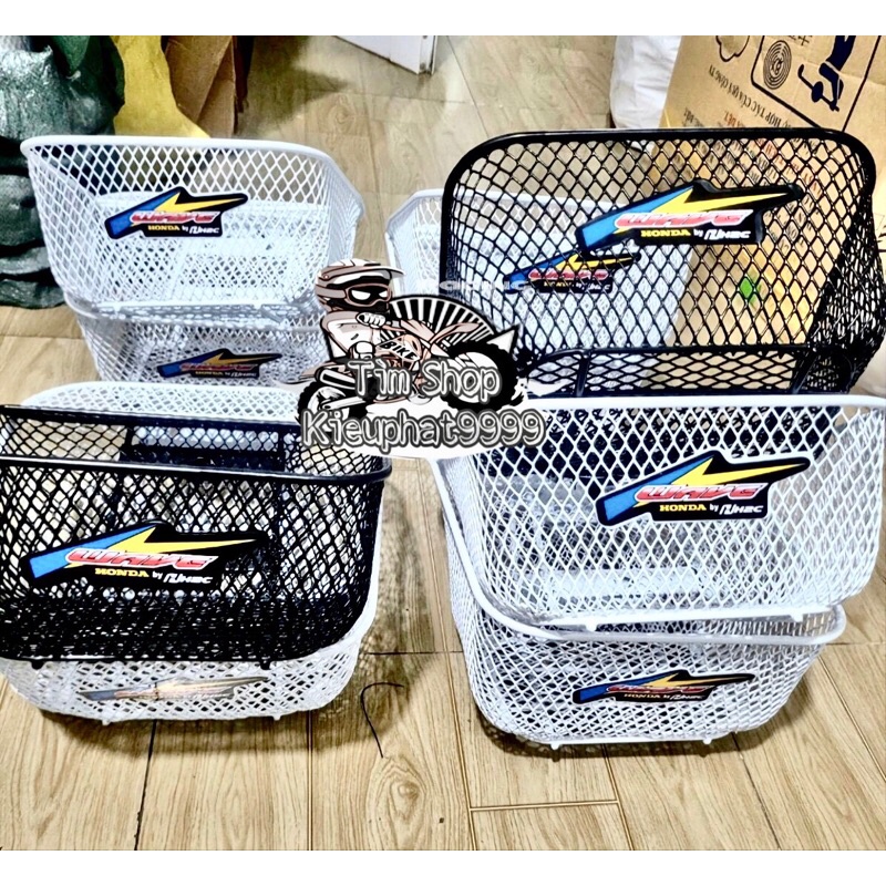 Wave Alfa Thai Style H2C Black and White Basket Uses Large and Small ...