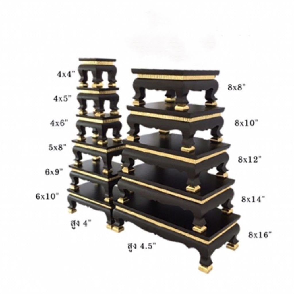 Thailand Imported Black Gold Foil God Cushion, God Chair, God Statue ...