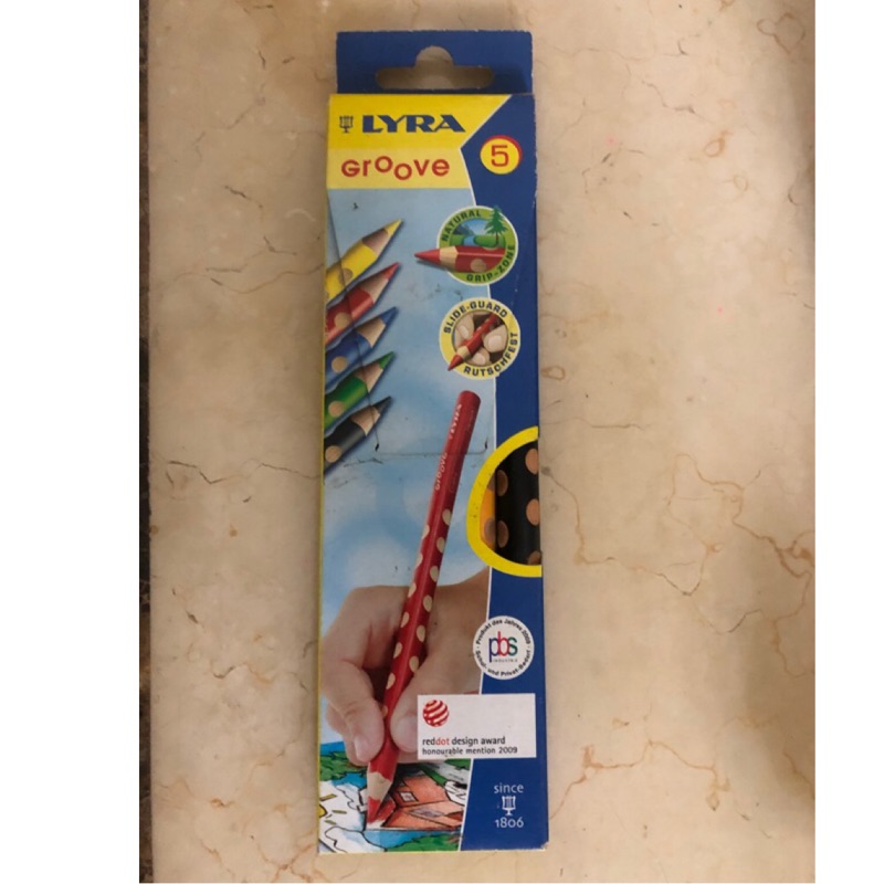 LYRA Groove Triangle Hole Color Pencil (5 Colors) | Shopee Singapore