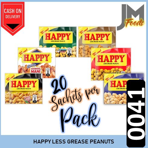 0041 Happy Less Grease Peanuts | Sweet Chili | Plain | Adobong Mani ...