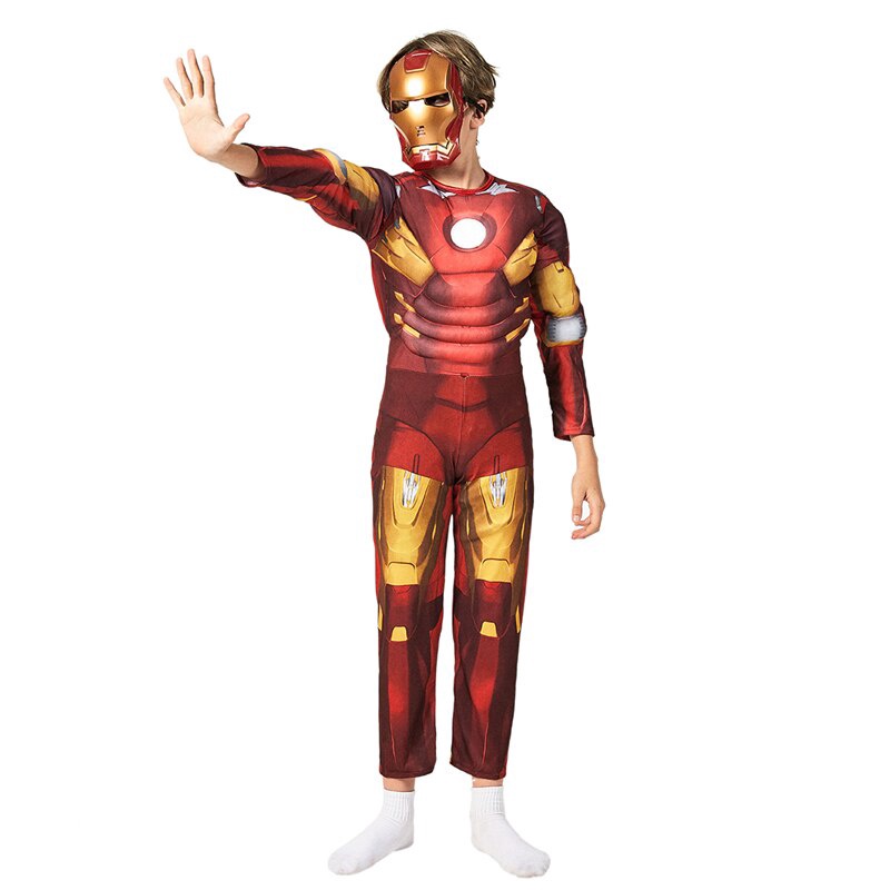 Boys Superhero Iron Man Mark VII Funny Dress Up Halloween Carnival ...