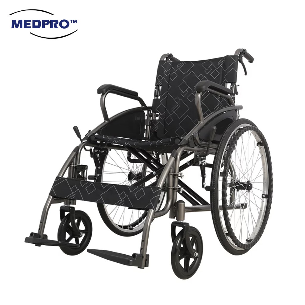 MEDPRO™ New Style Portable Wheelchair with Foldable Backrest Wheelchair ...