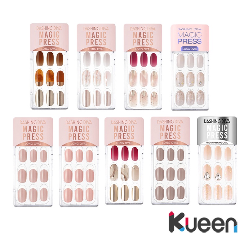 [Dashing Diva] Long Oval Magic Press & Almond Magic Press/ Shipping ...