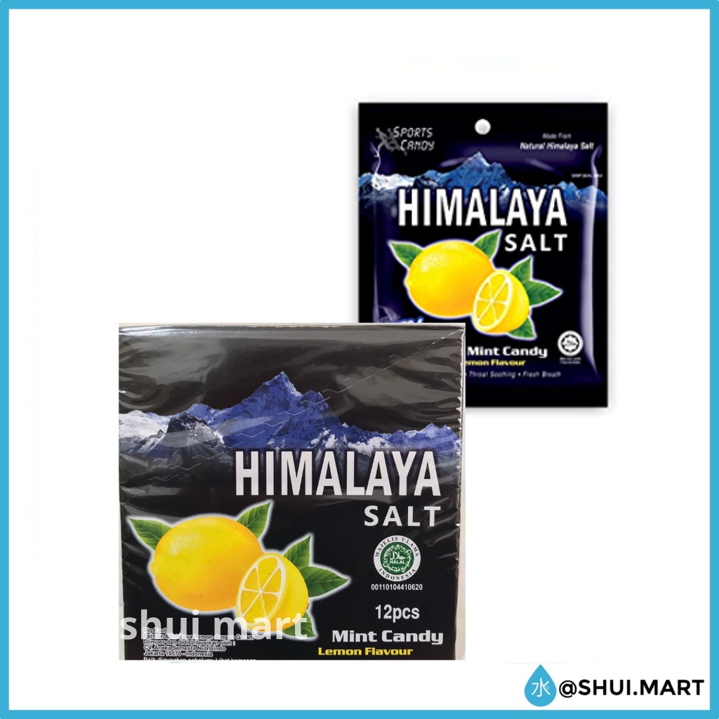 Big FOOT HIMALAYA / HIMALAYAN SALT CANDY BOX / FRESH CANDY LEMON MINT ...