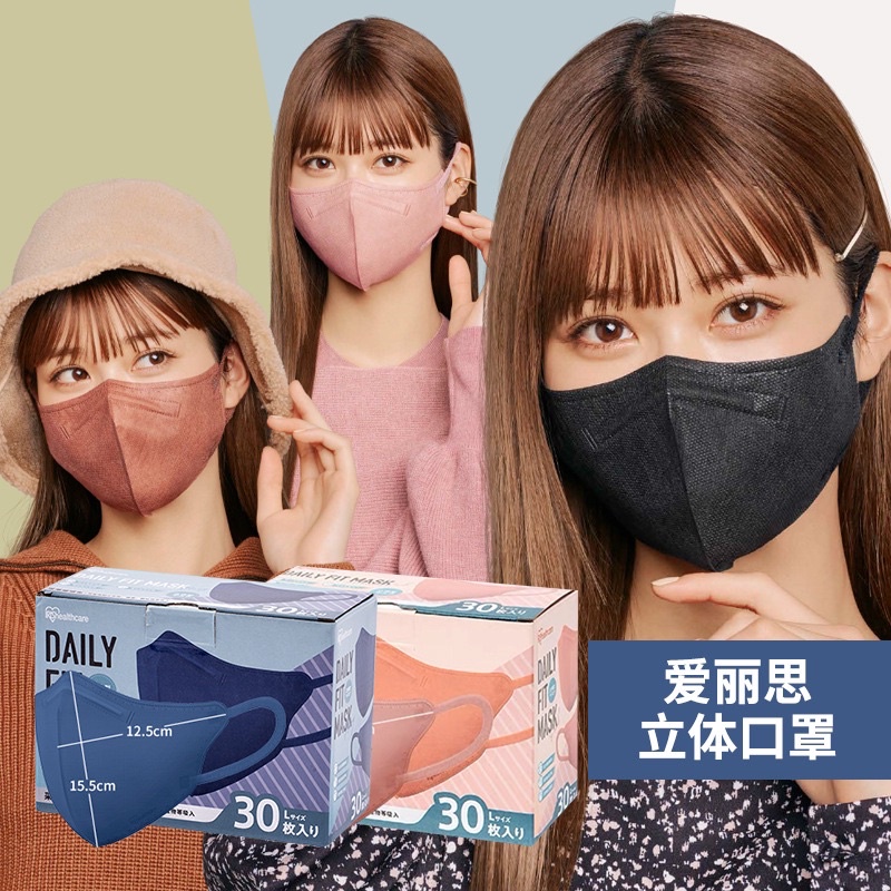 IRIS healthcare 10pcs/20pcs/30pcs S-M size 3D Mask S/M Adult Disposable ...