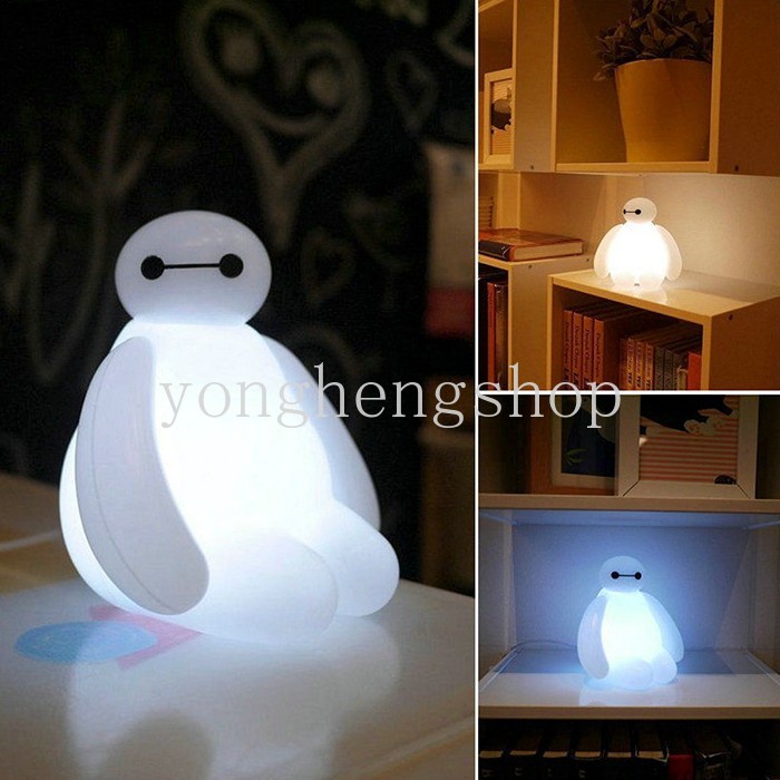 Creative 7 Colors Changing Light Cute Big Hero 6 BayMax LED Night Light ...
