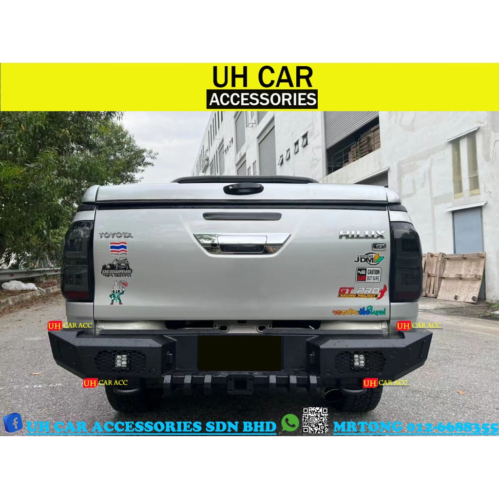 Isuzu dmax d-max 2013-2022 force tk steel rear bumper bull bar | Shopee ...