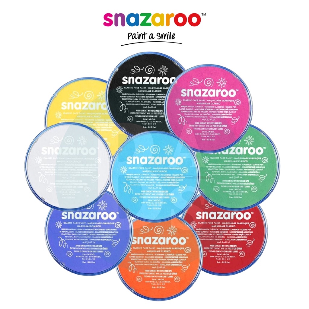 Face and Body Paint Classic Color 18ml - Snazaroo | Shopee Singapore