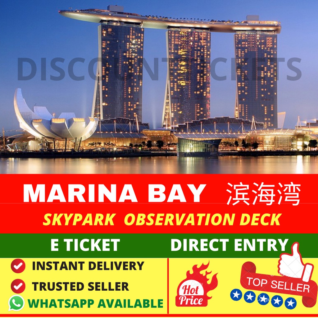 Marina bay Observation Deck MBS SkyPark | Shopee Singapore