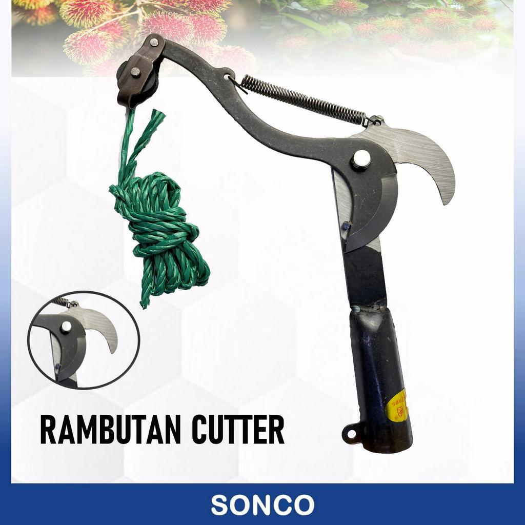 Black Rambutan Cutter Tree Pruner Trimmer Shear Rambutan Shear Gunting ...