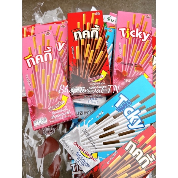 Thai Milk Chocolate Ticky Cake Sticks (box of 20g/ 6 sticks) | Shopee ...