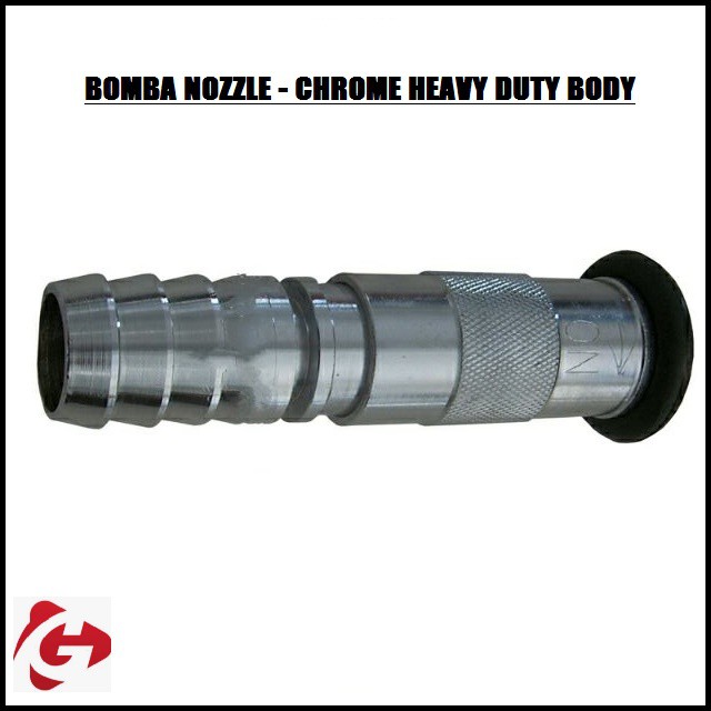 [Bomba] 1" Chromed Brass Heavy Duty Hose Reel Hydrant Nozzle, Fire ...