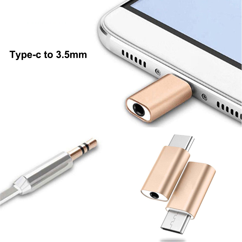 USB C Headphone Adapter, USB Type C to 3.5mm Audio Jack Adapter ...