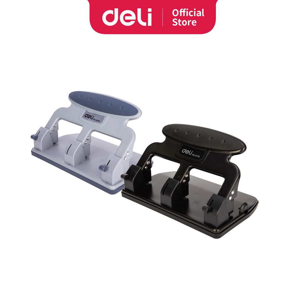 Deli 3-Hole Punch E0116 RANDOM COLOUR | Shopee Singapore