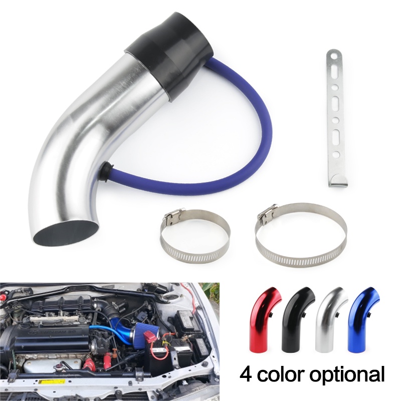 Racing 76mm Air Inlet Turbo exhaust pipe Air Intake Alumimum Pipe Power ...