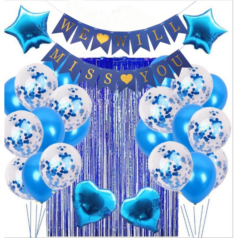 We Will Miss You Balloon Decor Farewell Party Supplies Going Away ...