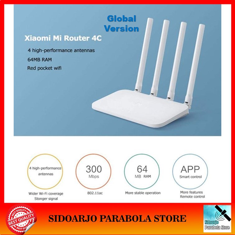 Router 4C 300Mbps 2.4Ghz 4 Antenna Wifi Extender Repeater Global ...