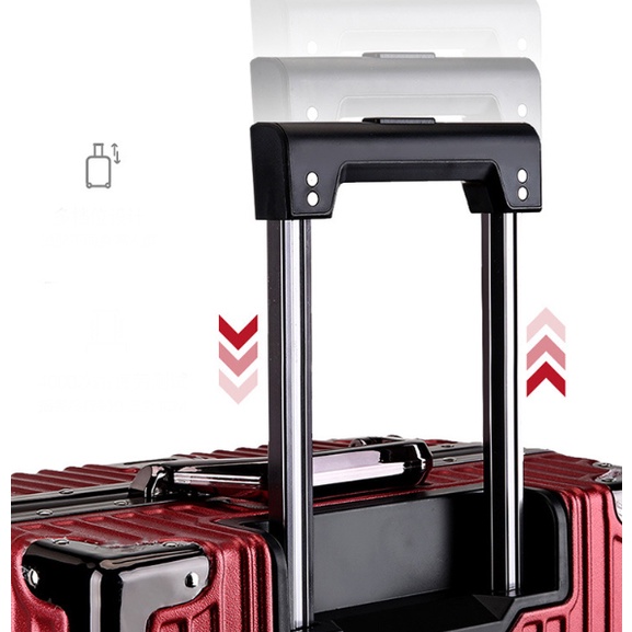 💥SG Seller💥Traveling Aluminum Frame Handle Luggage with Universal Wheel ...