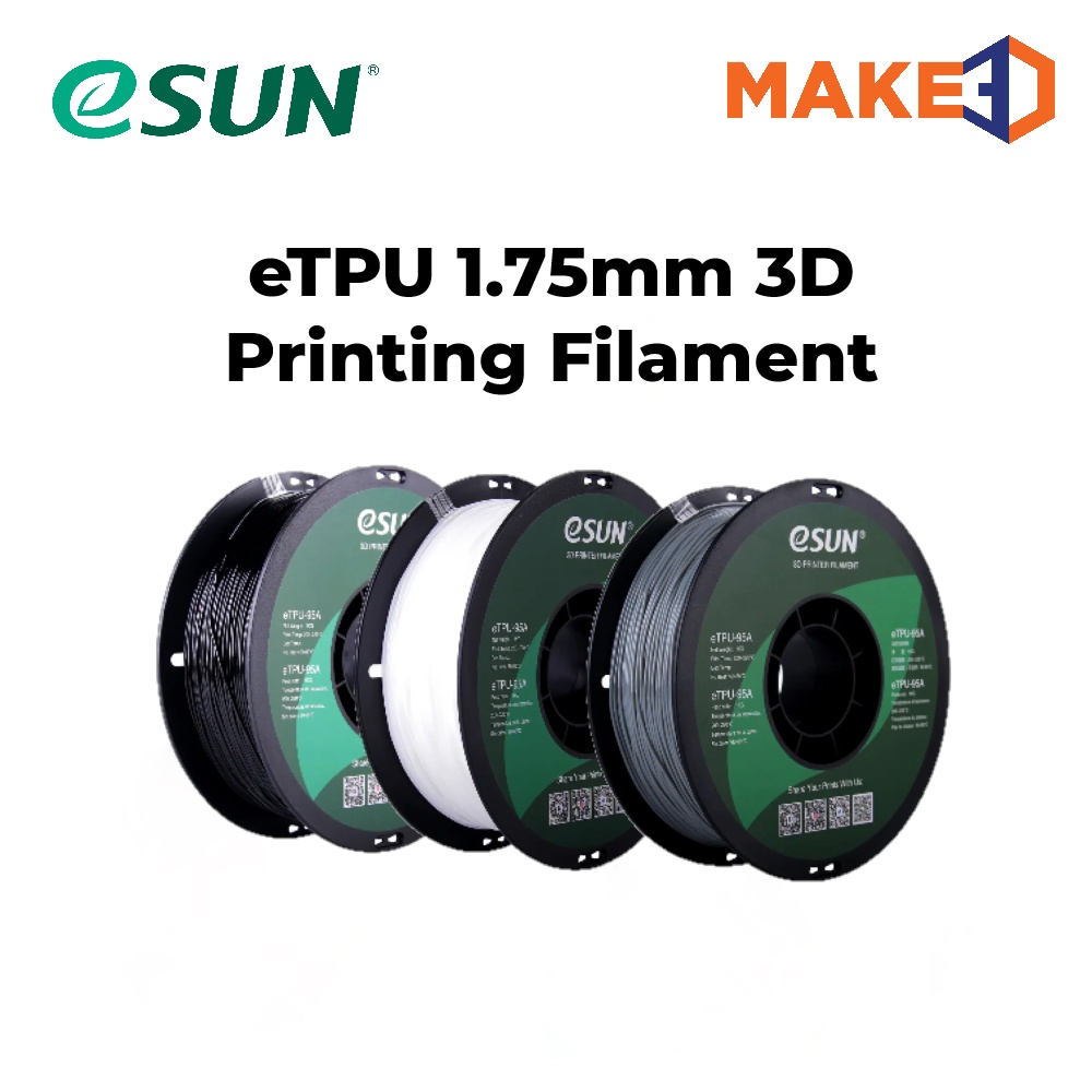 [Ready Stock] eSun TPU 95A 1.75mm 3D Printing Filament | 3D Printer ...