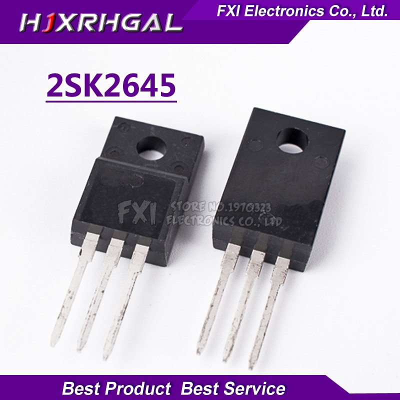 10pcs 2SK2645 K2645 TO-220F 600V 9A 1.2 MOSFET N-Channel transistor new ...
