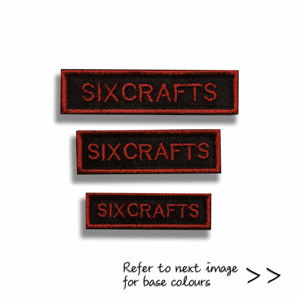 [SG SELLER] Customised Name Tag Patch (Velcro Hook/Iron On) | Shopee ...