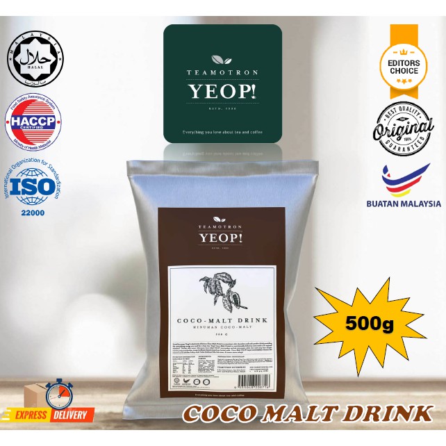 YEOP! Minuman Malt Coklat Koko | Malt Chocolate Coco drink (Instant 3 ...