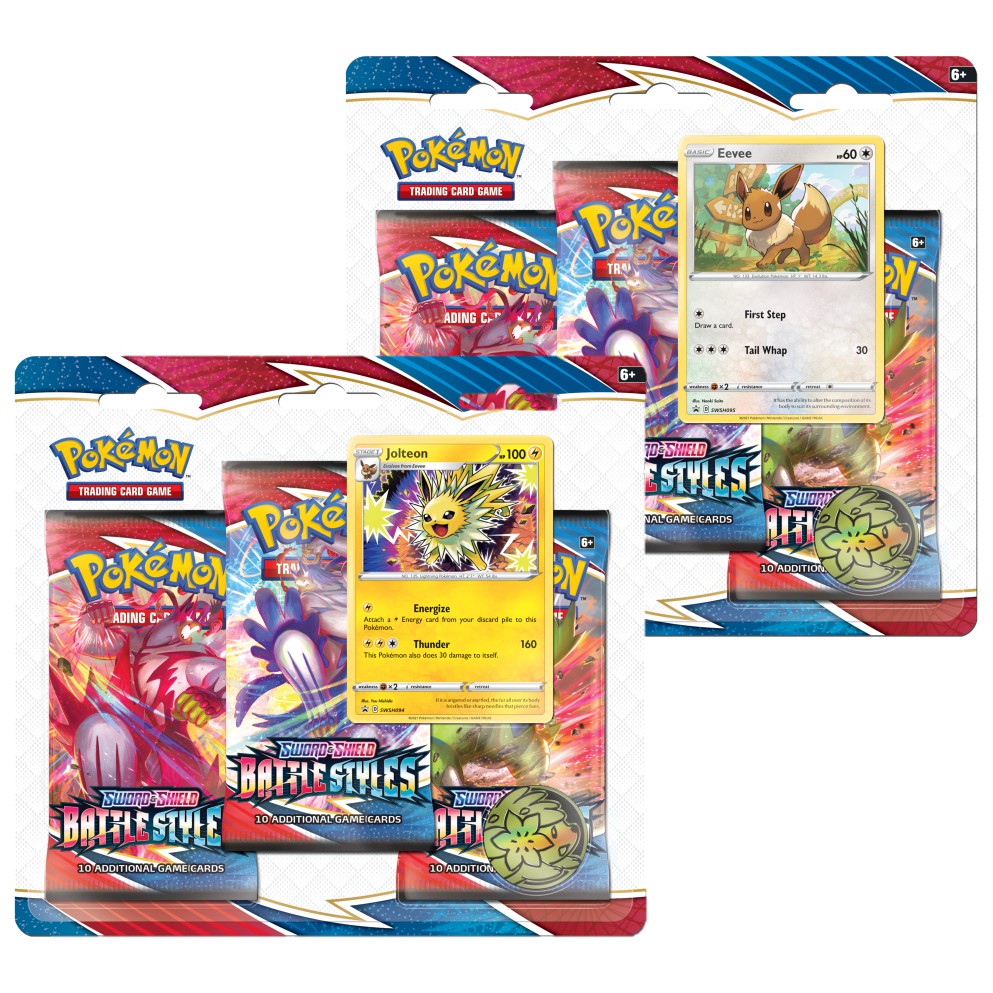 Pokémon TCG: Battle Styles 3-Pack Blister (Random) | Shopee Singapore