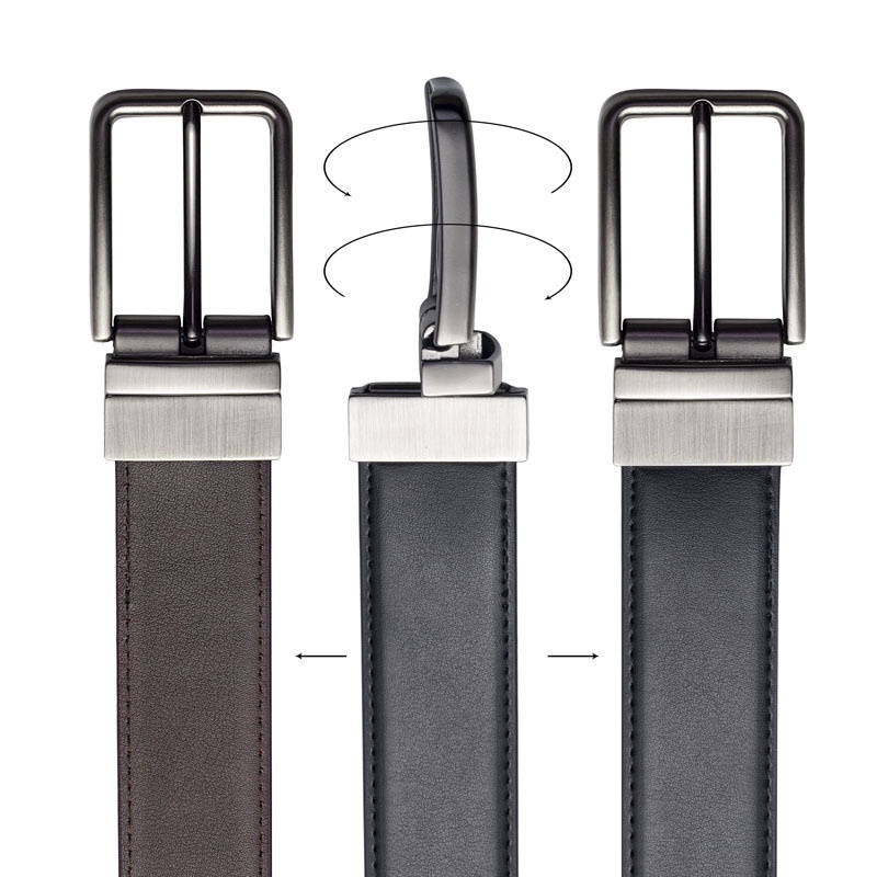 SG Seller Men Belts Reversible Classic with Cow Leather, Fashion ...